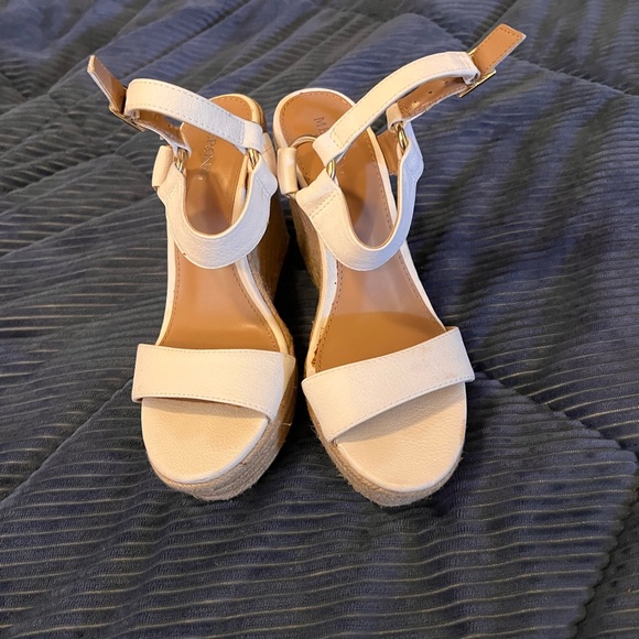 Merona | Shoes | Wedge Sandals Merona Wedge Sandalin Perfect Shape Size ...